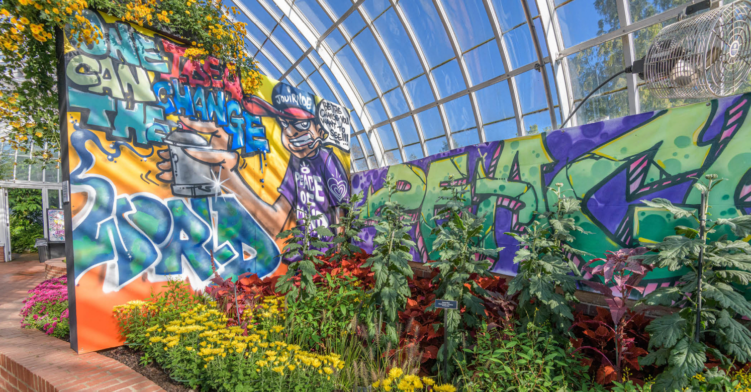 The Glasshouse Gains Graffiti | Phipps Conservatory and Botanical ...