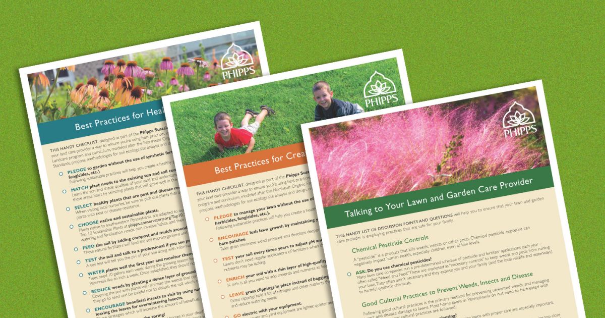 Healthy Lawn and Garden Checklists | Phipps Conservatory and Botanical ...