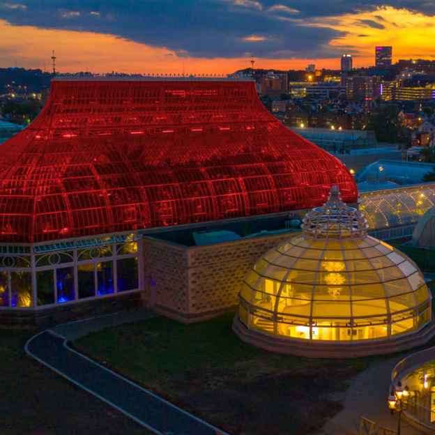 temperature inside phipps conservatory